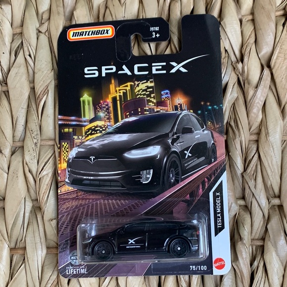 Toys | Tesla Model X Car Matchbox Mb1286 Spacex Space Mbx New 224 ...